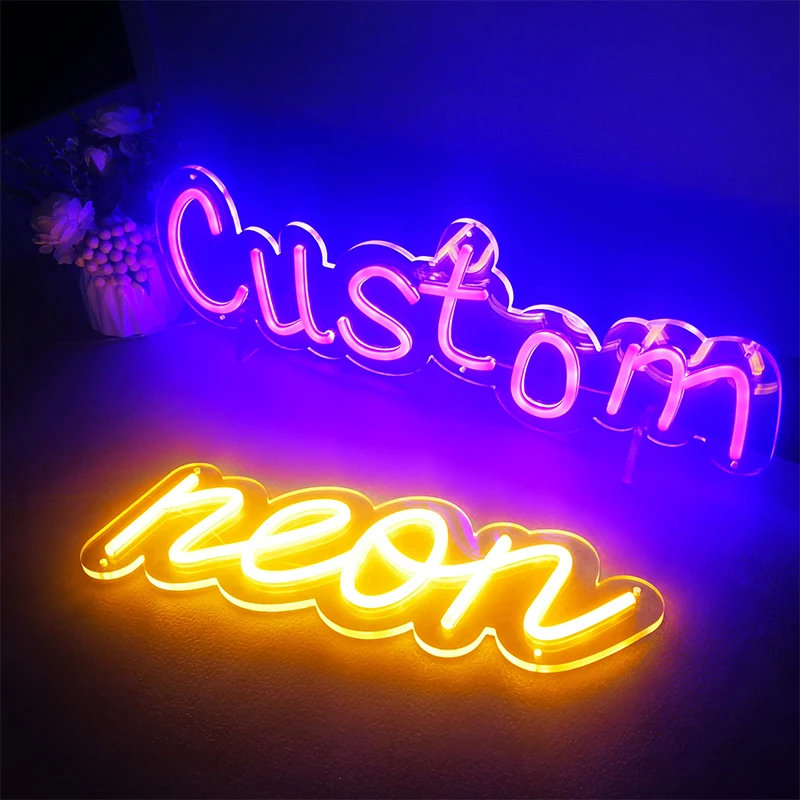 Led-Custom-Neon-Sign-Wall-Home-Neon-Gift-Personalised-Design-Party ...
