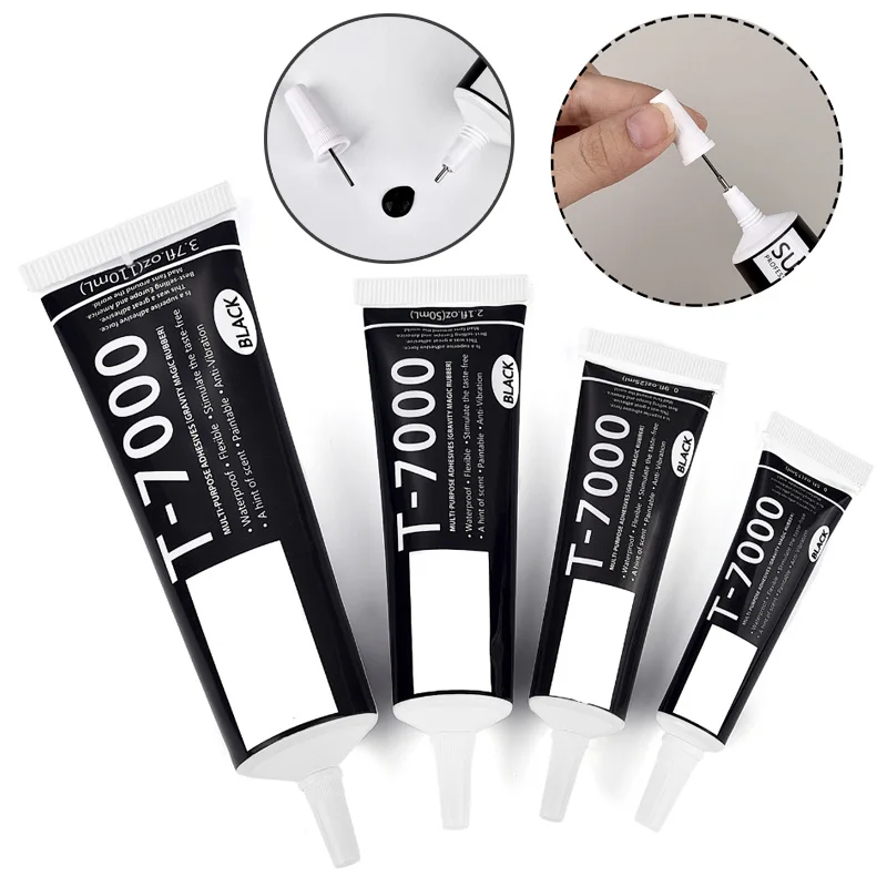 15/25/50/110ML T7000 Multi Glue Black Contact Cellphone Tablet Repair ...