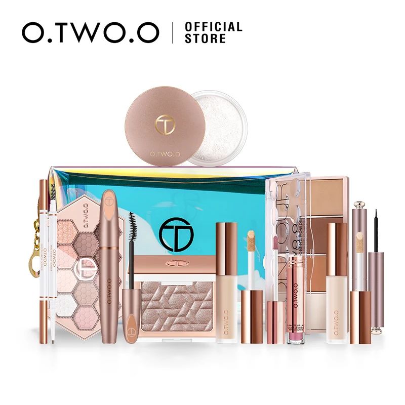O.two.o 11pcs/set Full Makeup Kit Include Eye Shadow Blusher Concealer ...