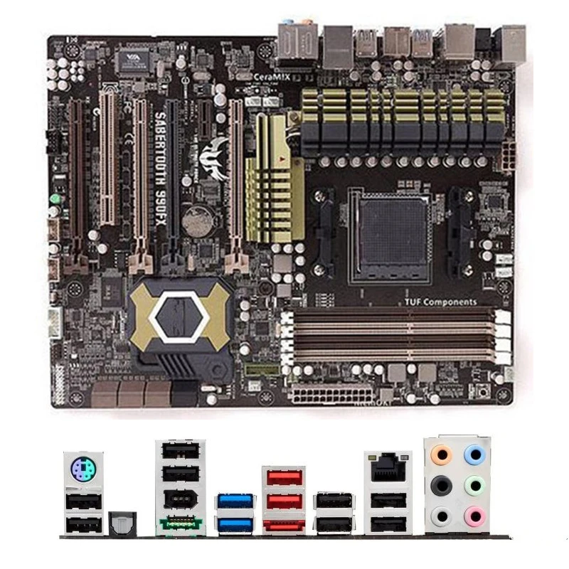 Amd-990x-990fx-placa-m-e-sata3-original-usado-com-soquete-am3-am3-ddr3 ...