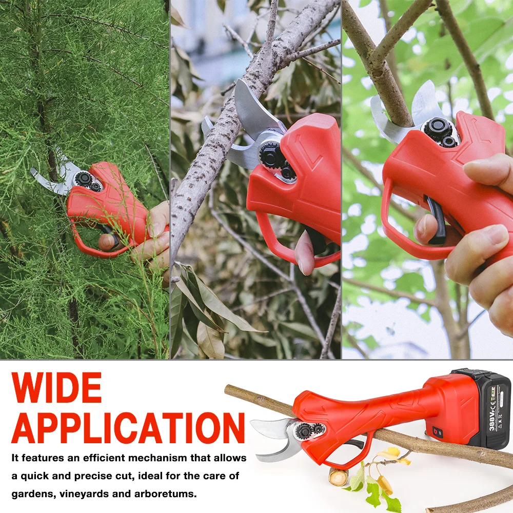 Brushless Electric Pruners, Cordless Home Garden Fruit Tree Pruners ...