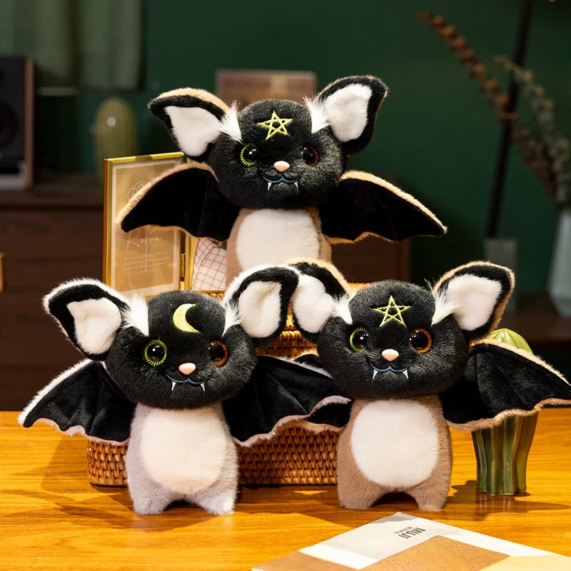 Dark-Series-Plush-Bat-Toy-Pentacle-Moon-Bat-Doll-Stuffed-Gothic-Rock ...