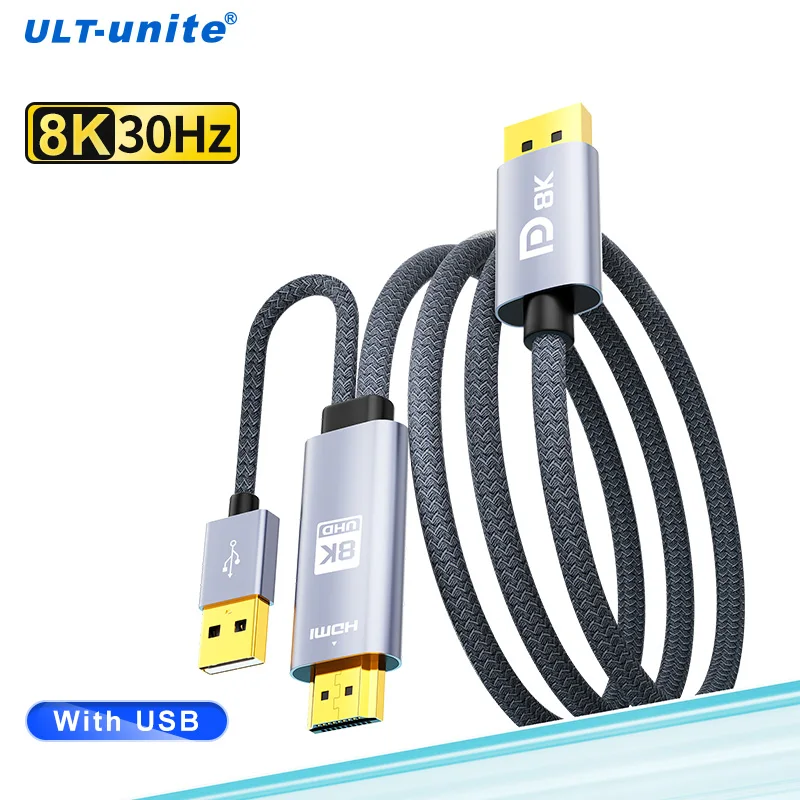 Cable-HDMI-a-DisplayPort-para-Xbox-Series-X-PS5-PS4-Pro-4K60Hz ...