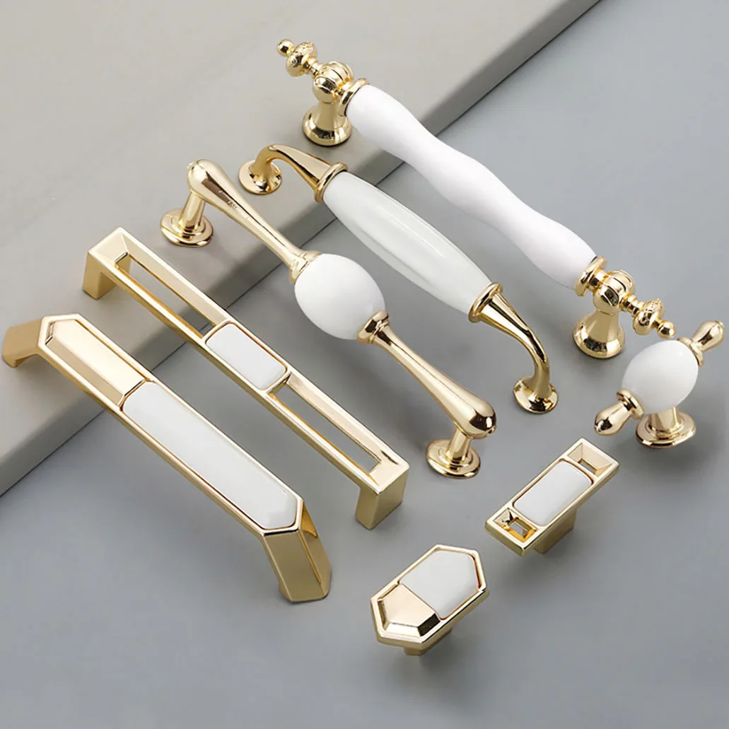Ceramic-Drawer-Handle-Gold-Ceramic-Wardrobe-Handle-European-Style ...