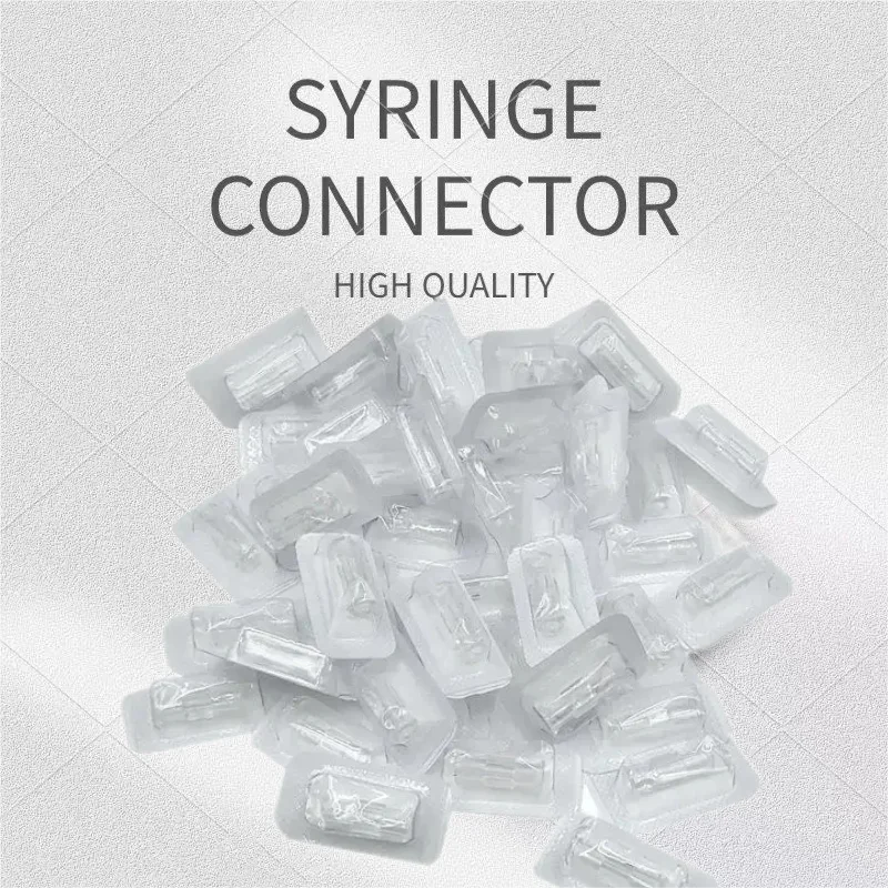 Medical-sterile-plastic-connector-Ruhr-syringe-connector-transparent ...
