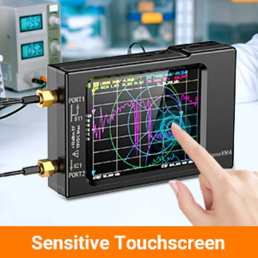 Nanovna H Vector Netwerk Antenne Analyzer 10Khz 1.5Ghz Mf Hf Vhf Uhf W ...