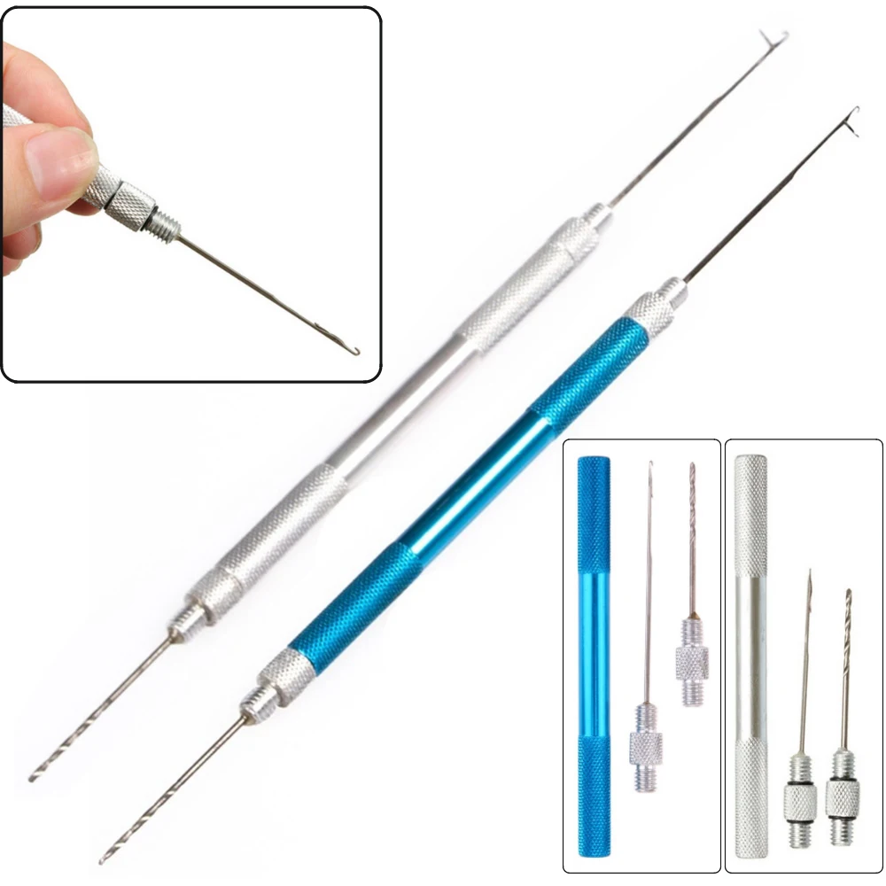 Worm Threader 4 In 1 Carp Fishing Cobo Set Stainless Baiting Tools ...