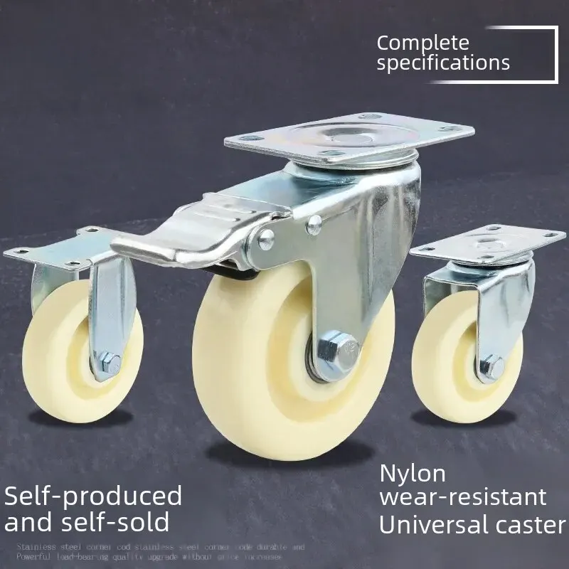 Heavy-duty-Industrial-Casters-4-inch-Small-Hand-Push-Cart-Wheels-3-inch ...