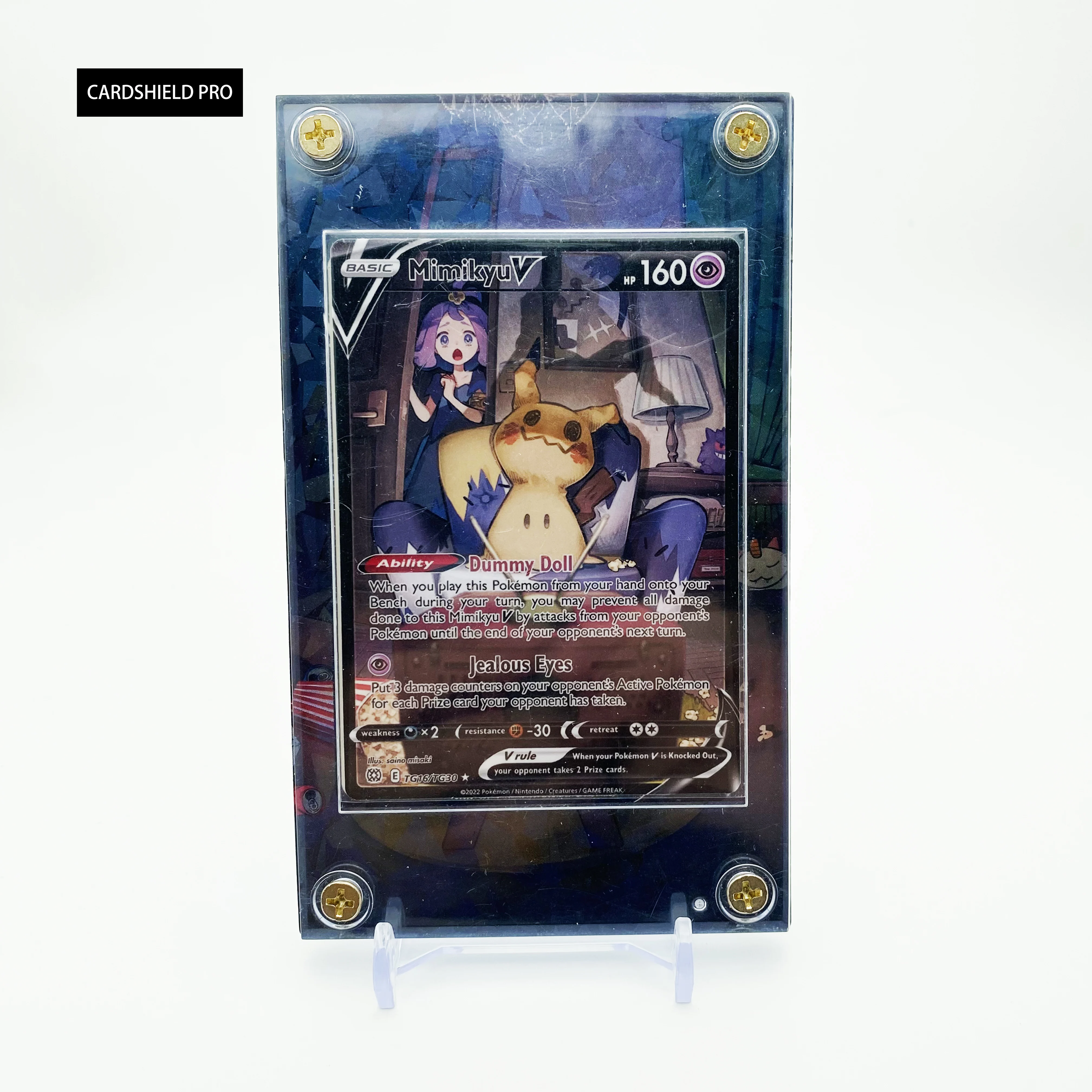 1PCS-Mimikyu-Basic-Card-Illustration-For-Pok-mon-Expansion-Holder-Display-With-Screwdown-Pokemon ...