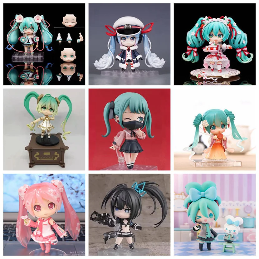 Versión Q Nendoroid Hatsune Miku Yuki perro de orejas grandes modelo ...
