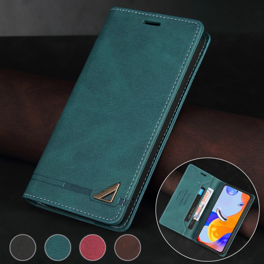 Wallet-Flip-Leather-Case-For-Xiaomi-Redmi-Note-12-Pro-11-Pro-11S-10-Pro ...