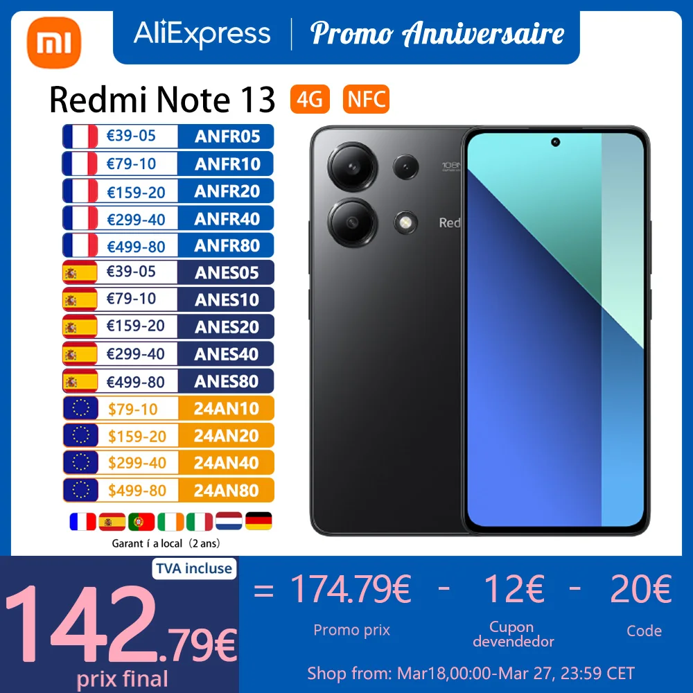 Xiaomi-Redmi-Note-13-4G-Smart-Phones-NFC-Snapdragon-685-Mobile-Platform ...