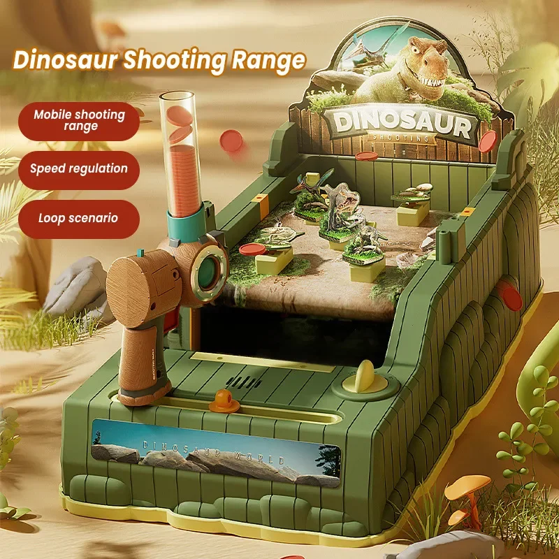 Dinosaur-Shooting-Table-Children-s-Puzzle-Challenge-Pinball-Table-Game ...