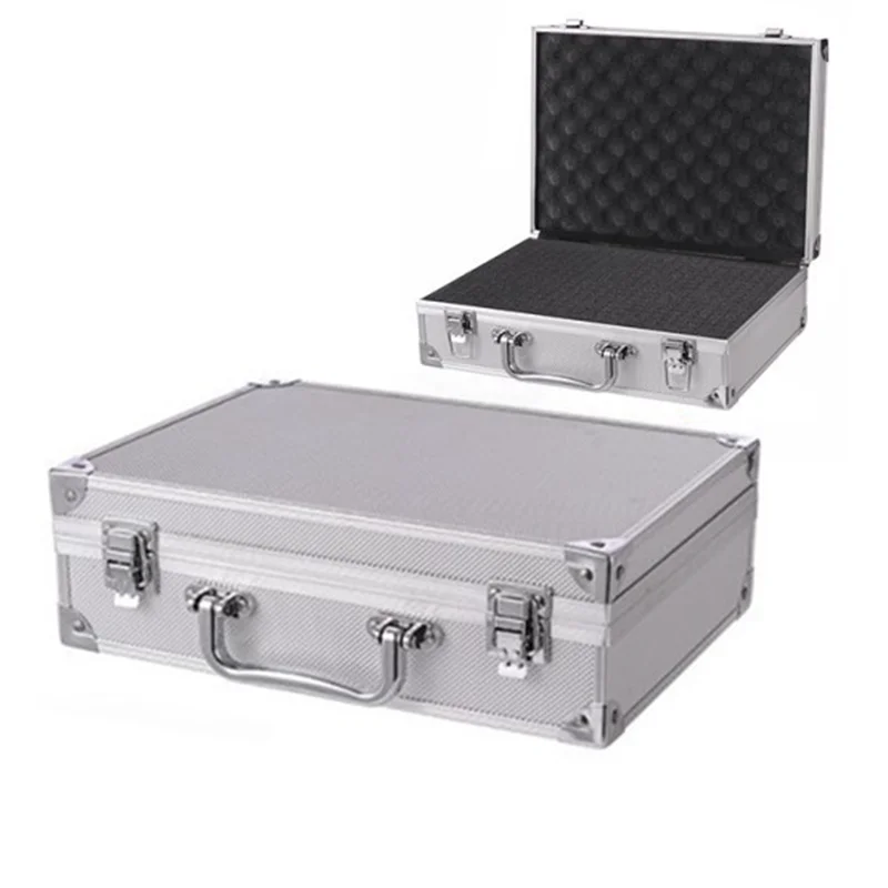 Aluminum-Tool-Box-with-sponge-Portable-Toolbox-Rigid-Transport-Case ...