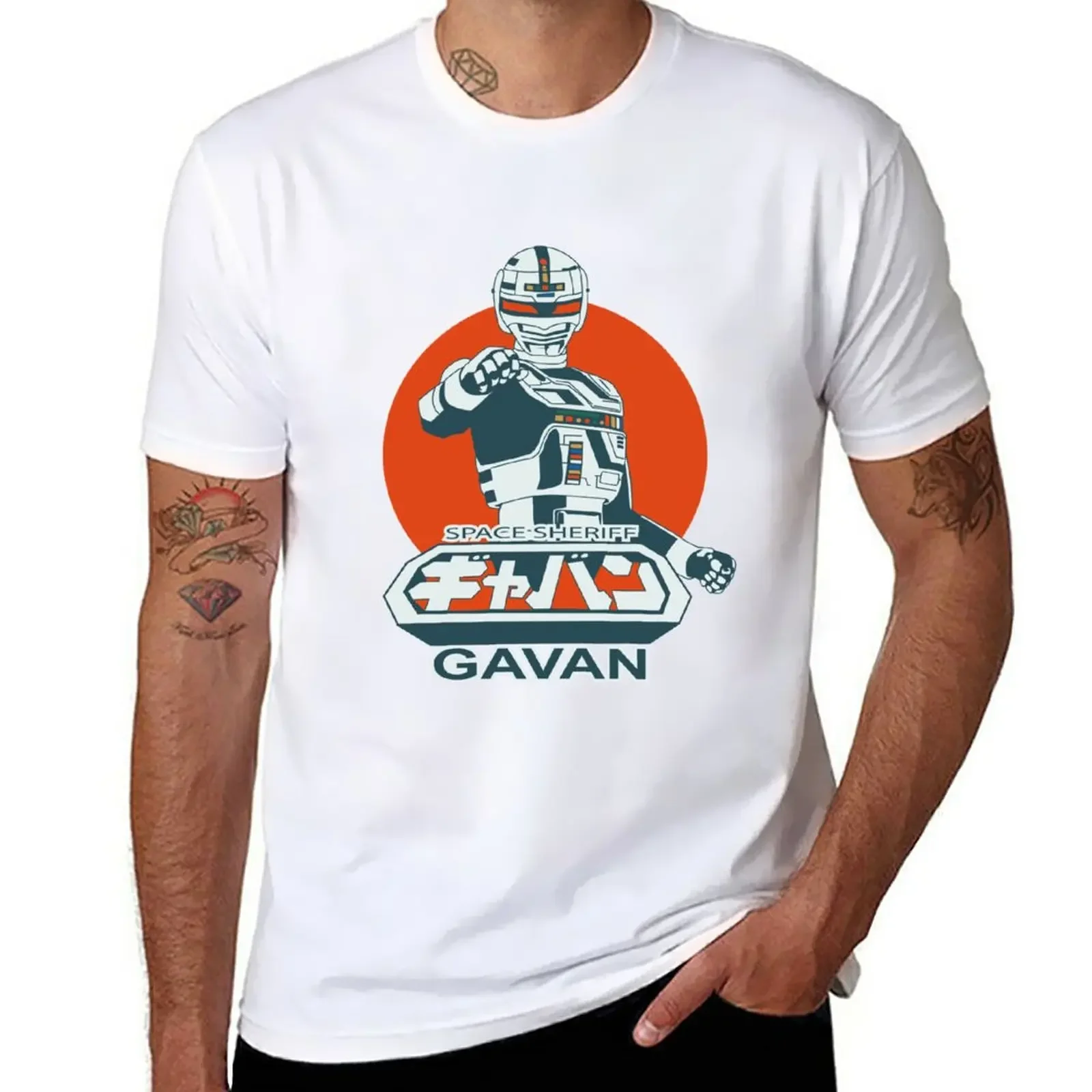 Space Sheriff Gavan T-Shirt hippie clothes summer top korean fashion ...