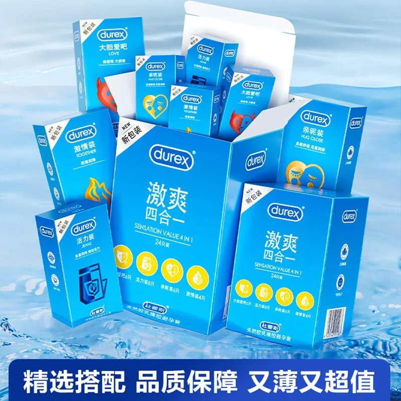 Durex-Natural-Latex-4-Types-Sensation-Condoms-For-Couples-Natural-Latex ...