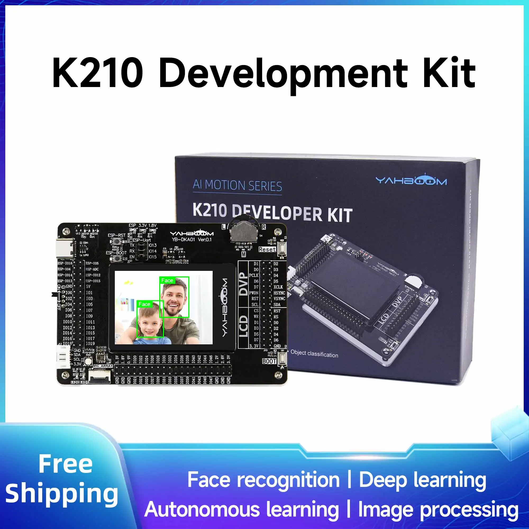 Al-Motion-K210-Development-Board-Kit-RISC-V-Face-Recognition-Camera-Deep-Learning-Full-featured ...