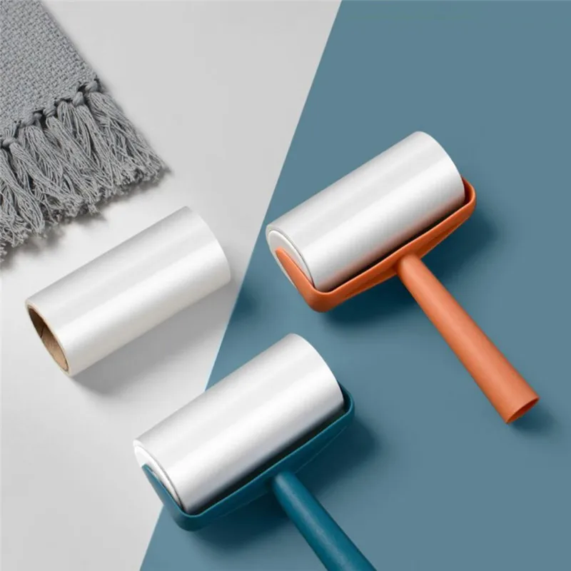 Nova tearable rolo de papel pegajoso rolo limpador poeira pet cabelo ...