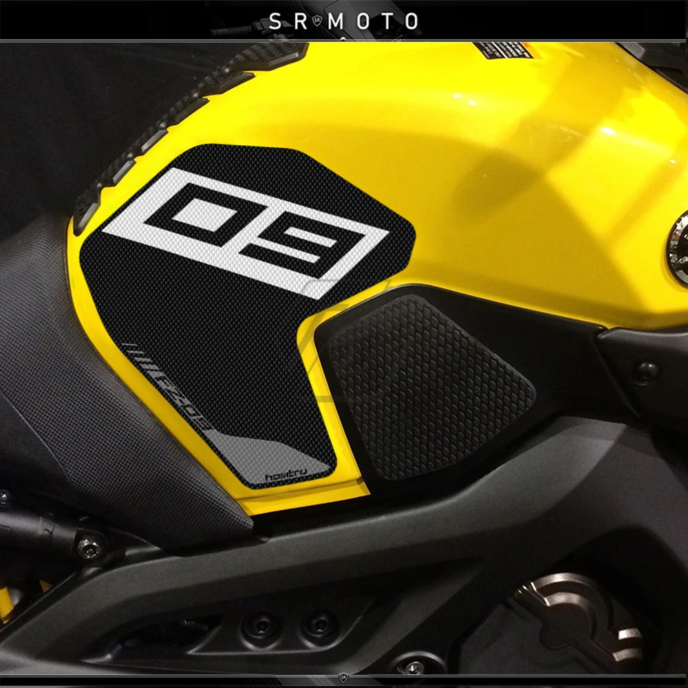 For Yamaha FZ 09 FZ09 2013 2020 Motorcycle Accessorie Side Tank Pad ...