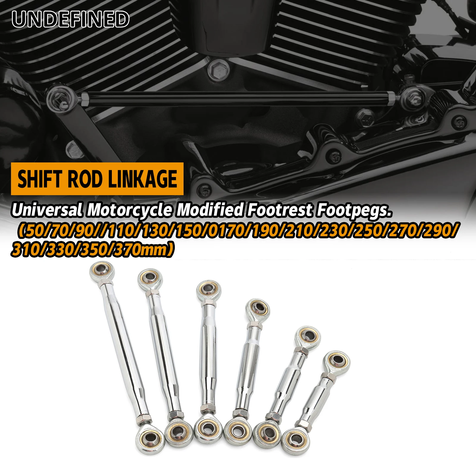 Motorcycle Shift Rod Linkage 50mm-370mm 70 90 110 130 170 190 210 230 ...