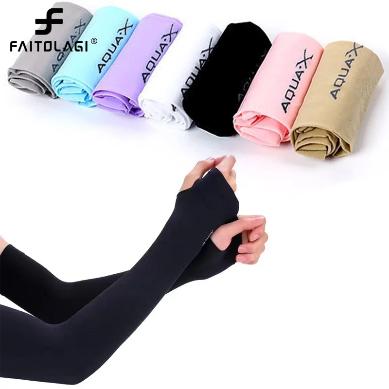 Summer-Ice-Silk-Arm-Sleeves-Riding-Sports-Sunscreen-Arm-Cuff-Sleeve ...