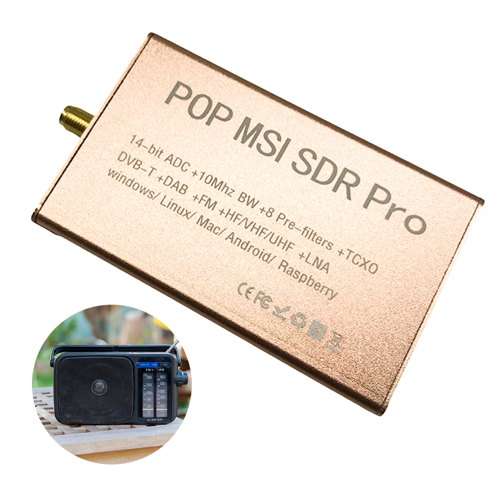 POP-MSI-SDR-Pro-SDR-Receiver-10KHz-2GHz-Wideband-Software-Defined-Radios-Compatible-with-SDRplay ...