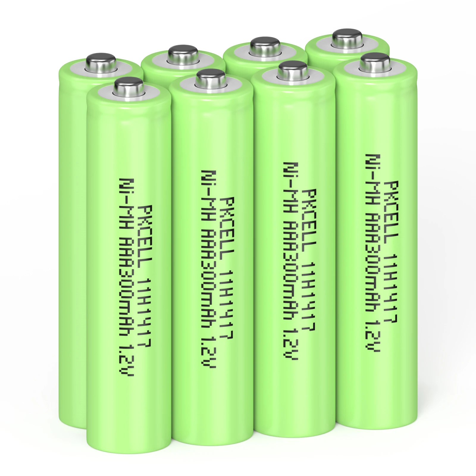 8 Stuks Aaa Zonne-Energie Batterij 1.2V Nimh Oplaadbare Batterij 300Mah ...