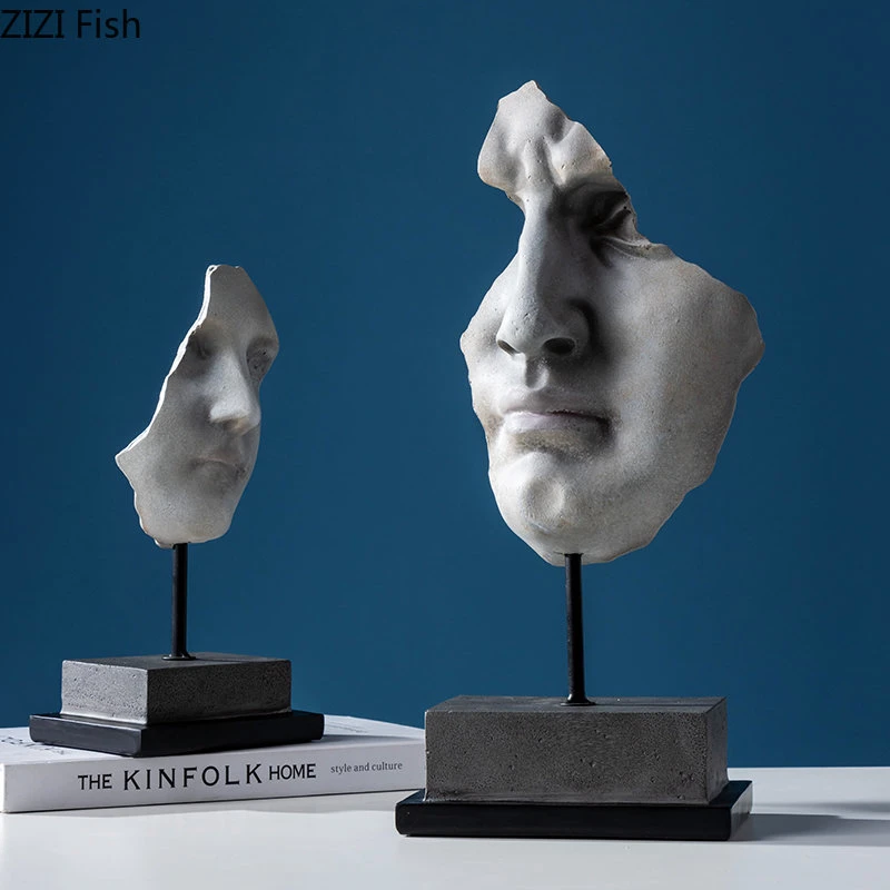 Creative Fracture Figure Statue Desk Decoration Abstract Character ...