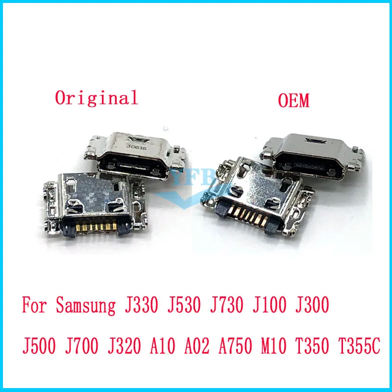 Conector de carga USB para Samsung Galaxy J1, J100, J5, J500, J7, J700 / J3 2016, J300, J320 ...