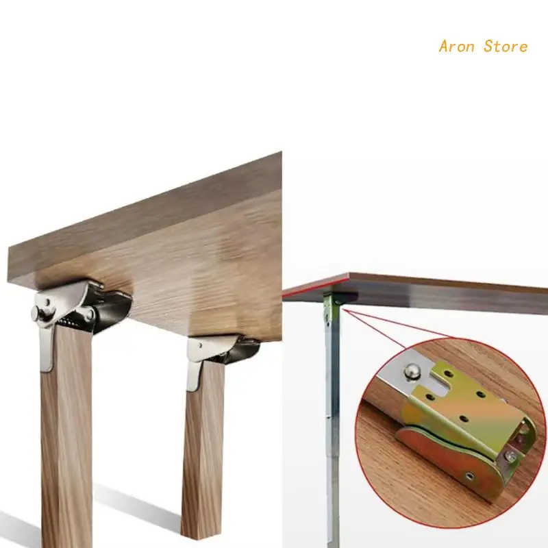 Furniture-Table-Leg-Support-Hinge-Folding-Leg-Support-Bracket-90 ...