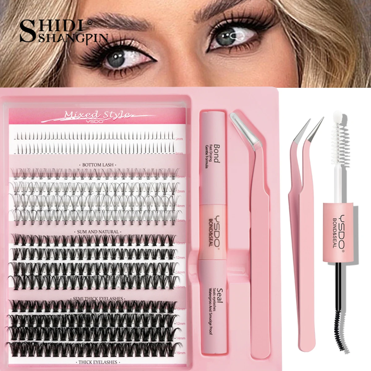 Lash-Clusters-Set-DIY-Lashes-Extension-Kit-Individual-Eyelash-Kit-5 ...