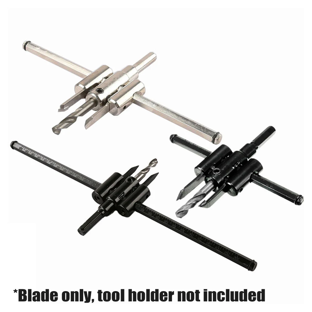 Adjustable Metal Wood Circular Hole Saw Drill Bit Cutter Kit Diy Tool ...