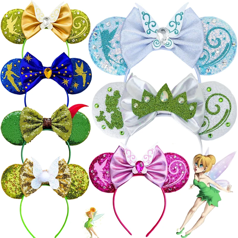 Cute-Tinker-Bell-Headbands-Girls-Disney-Princess-Ears-Hairband-For ...