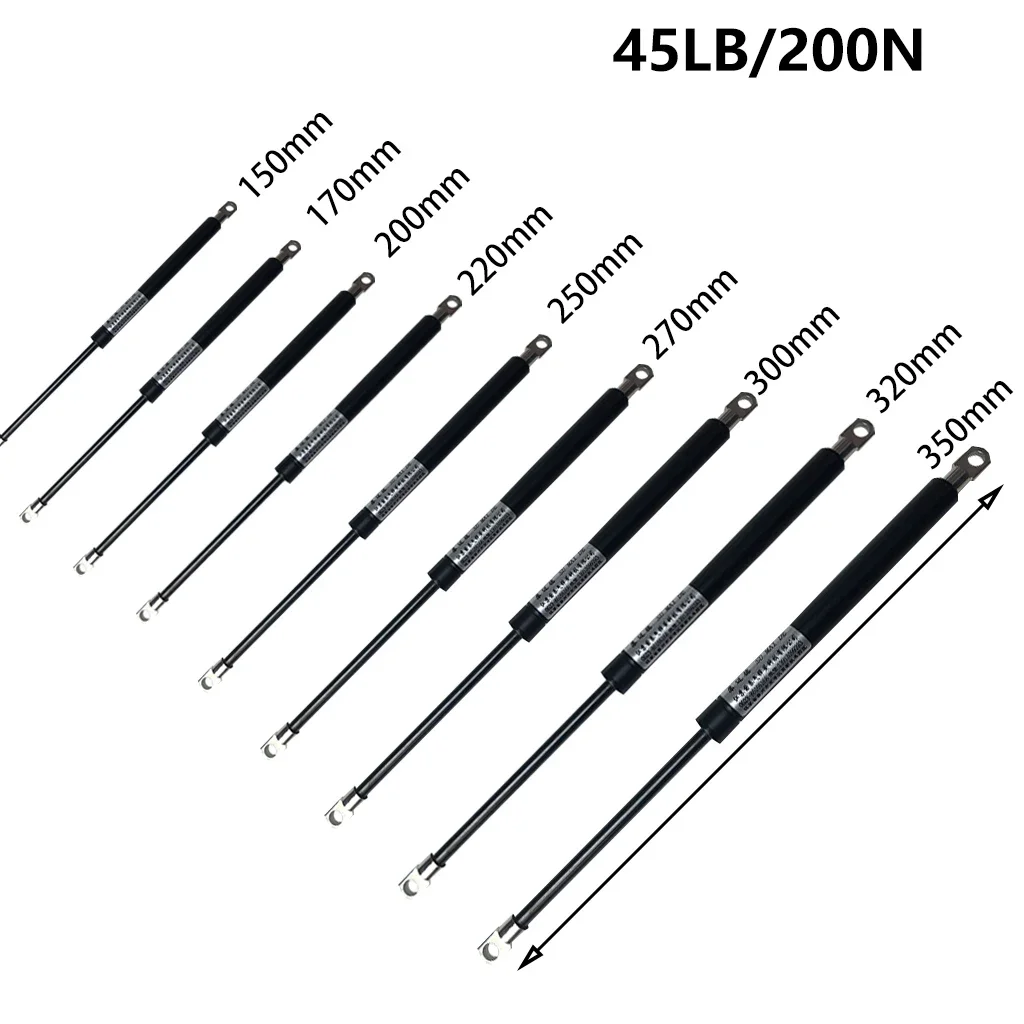 1PC-200N-45LB-150-350mm-Gas-Struts-with-Steel-Eyes-Ends-Shock-Absorbers ...