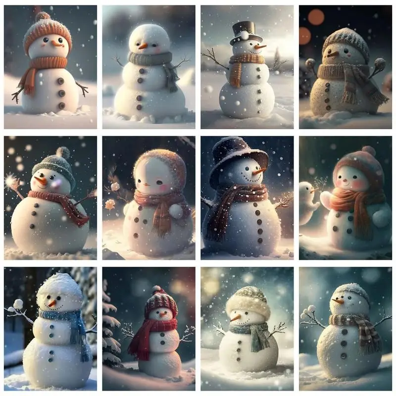 Everything You Need to Know About Snowman Drawings and DIY Painting Kits