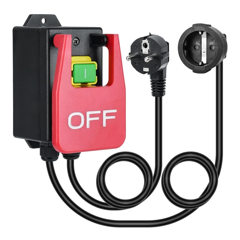 220V-Single-Phase-On-Off-Switch-Safety-Switch-With-Large-Stop-Shield ...