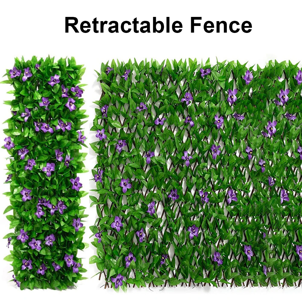 Cerca-deixa-cerca-de-madeira-expans-vel-artificial-privacidade-cerca ...