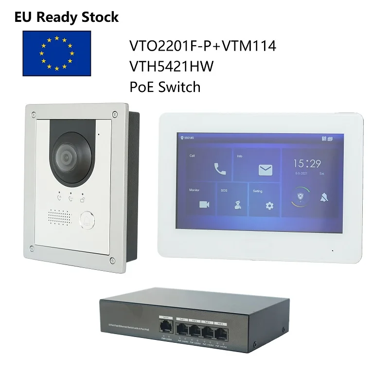 Dh Multi-language Ip Video Intercom Kit,include Vto2202f-p-s2 ...