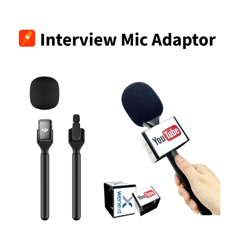 Interview-mic-adapter-Microphone-handheld-adopter-Mic-Handle-Adoptor ...