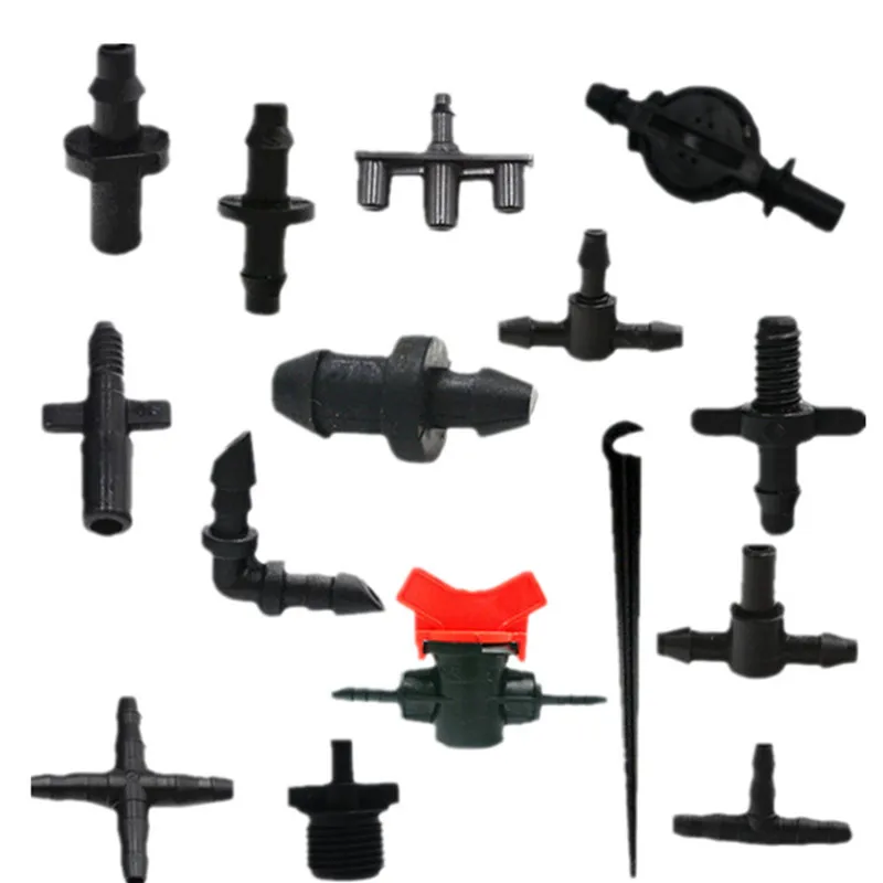 1-4-Microtube-Barbed-Connector-4-7-Microtubing-Tee-Micro-sprinkler ...