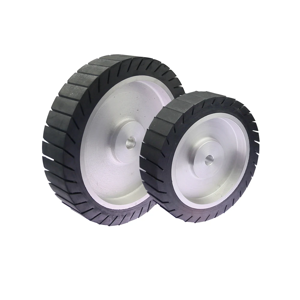 200/250mm Rubber Expander Wheel Belt Sander Motor Replacement Part