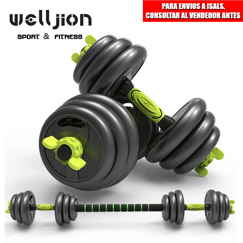 Adjustable Multifunctional Dumbbell Set, Curl And Straight Bar ...