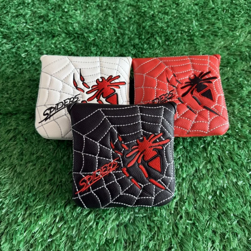 Spider PU Leather Golf Headcover Large Mallet Putter Covers for ...