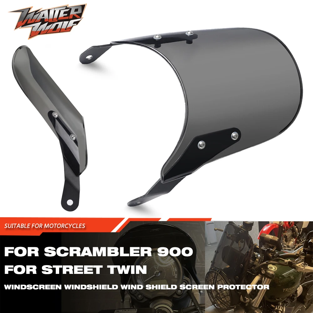 Windscreend-Windshield-Motorcycle-Wind-Screen-Shield-Deflectors-For ...