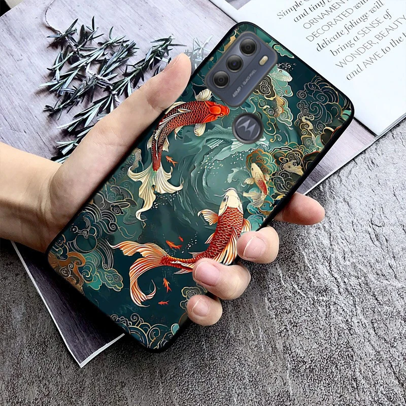 Japanese Koi Fish Phone Case For Motorola Moto G Stylus 5G G Play G35 ...