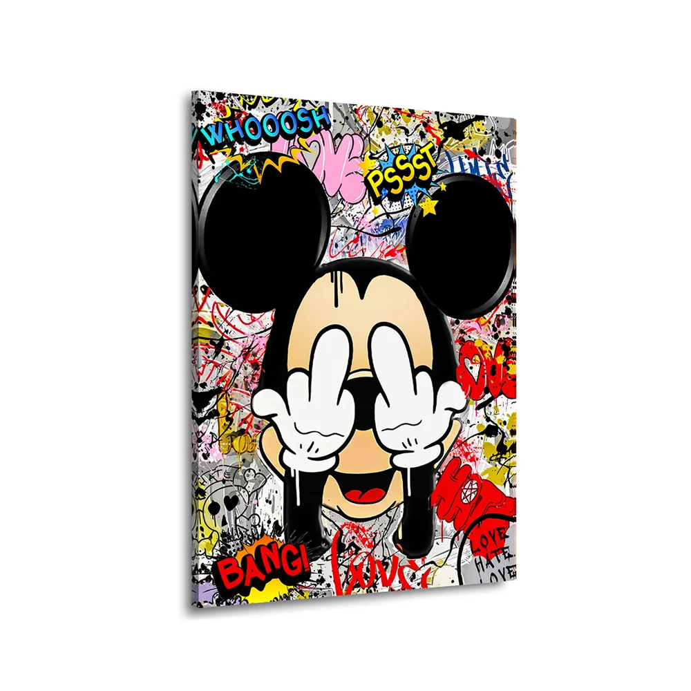 Pochoir Graffiti Mickey Mouse