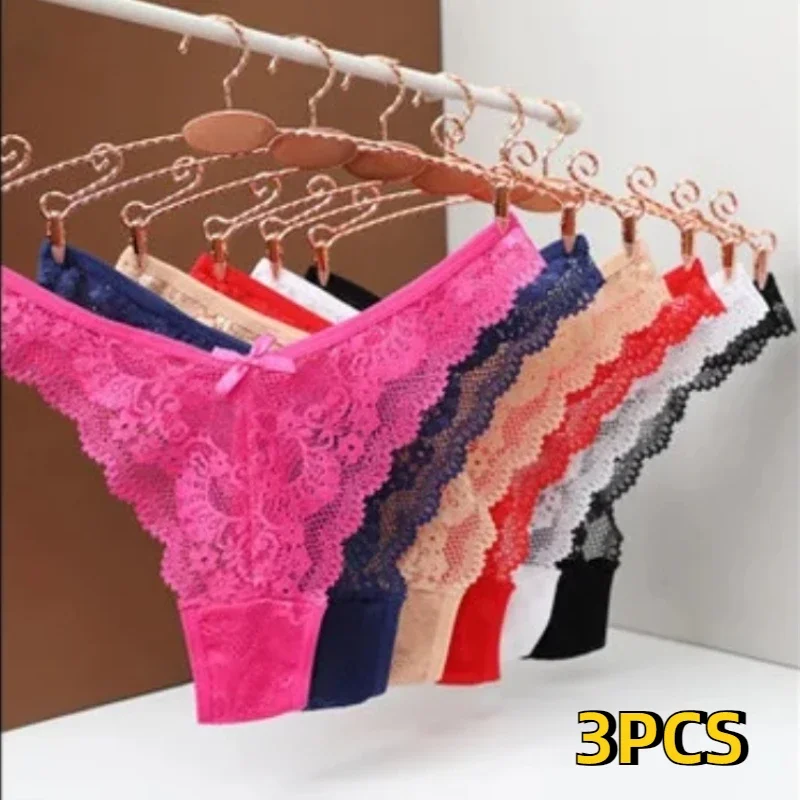 3-p-s-sexy-rendas-tangas-calcinha-feminina-sola-de-algod-o-cuecas-invis ...