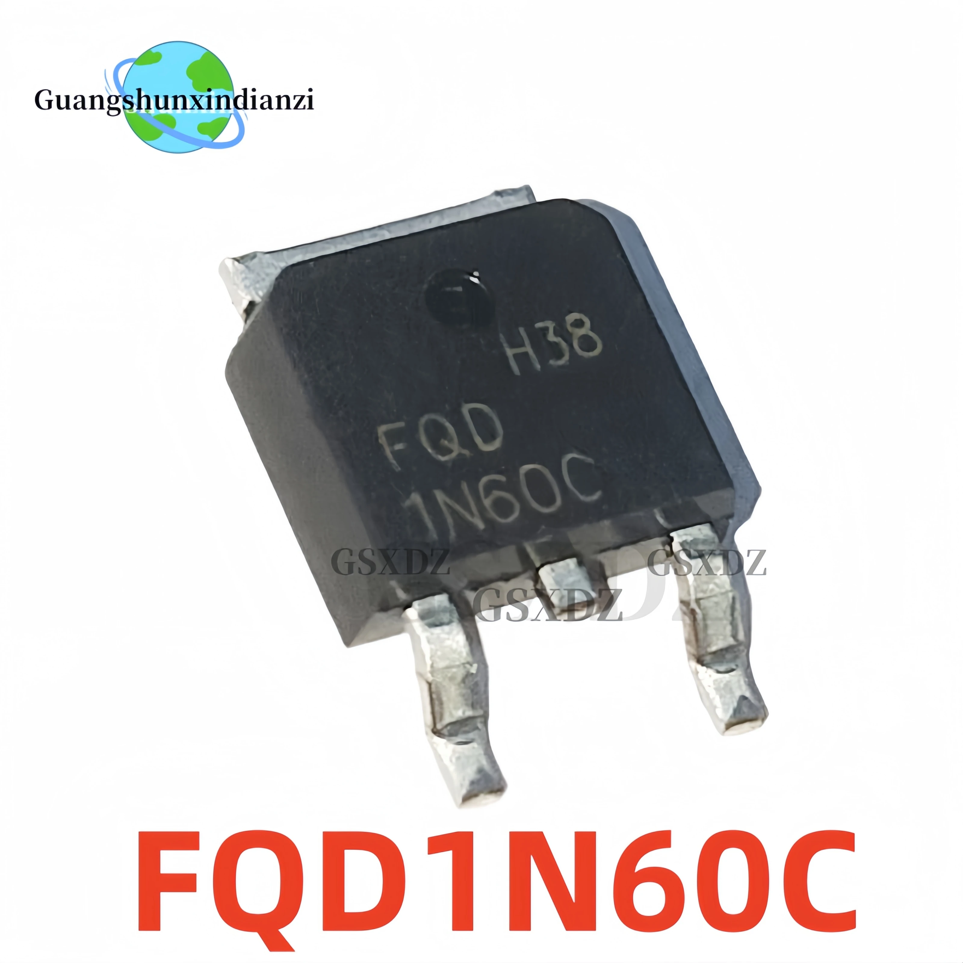 10pcs-FQD1N60C-FQD2N60C-FQD30N06C-FQD4N60C-FQD5N60C-FQD6N60C-FQD7N60C ...