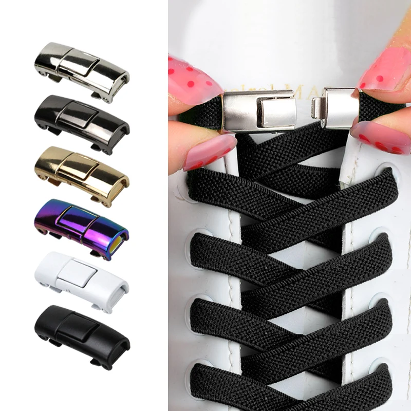 2023-New-No-Tie-Shoe-Laces-Press-Lock-Elastic-Shoelaces-For-Kids-Adult ...