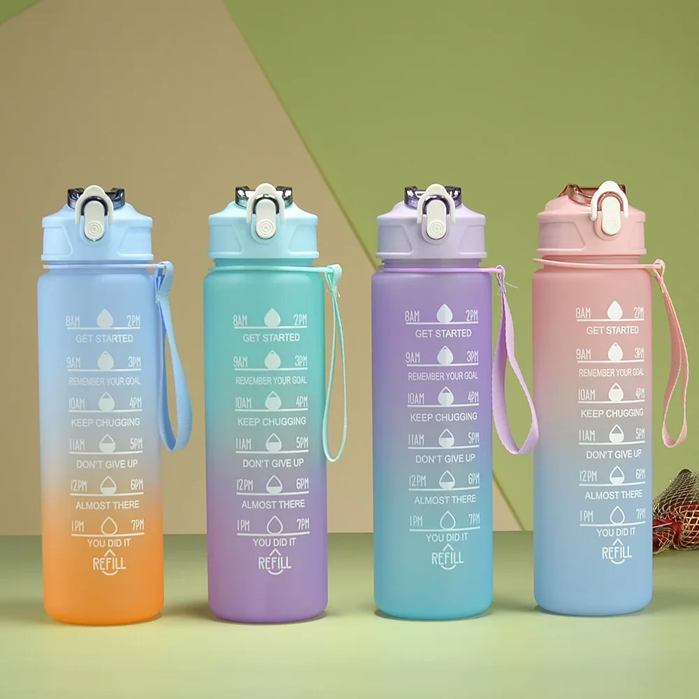 1PC-Sports-Water-Bottle-with-Time-Marker-High-Temperature-Resistant ...